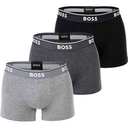 BOSS Pants, 3er-Pack, Baumwollmix, Logo-Bund, für Herren, grau, XL