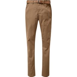 Tom Tailor Denim DENIM TOM TAILOR Chino, uni, Gürtel, für Herren, braun, W30/L34