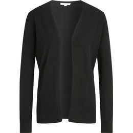 s.Oliver Strickjacke, offene Form, für Damen, schwarz, 44