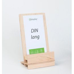 Indisplay® Zeitungsständer Tisch-Prospekthalter DIN A6-DIN lang