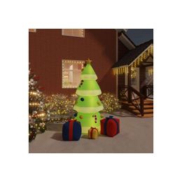 vidaXL Weihnachtsfigur Weihnachtsbaum Aufblasbar mit LEDs 240 cm
