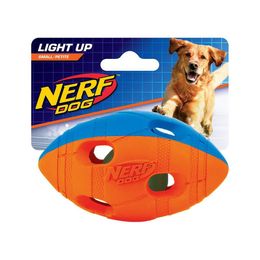Nerf Dog Spielknochen LED Football zweifarbig