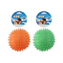 DUVO+ Spielknochen Hundespielzeug TPR Igel Ball