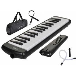 Steinbach Melodica schwarz 32 Tasten inkl. Anblasschlauch Melodica