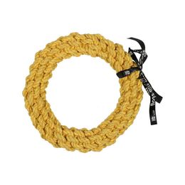 Europet-Bernina Spielknochen Hundespielzeug geflochtener Ring da-chain gelb