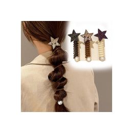 MAGICSHE Haarspange Bunte Spiral Telefonkabel-Haarbänder Haargummi