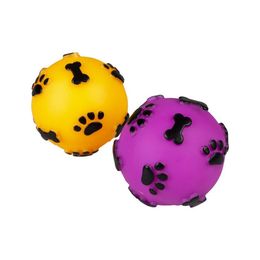 DUVO+ Spielknochen Hundespielzeug Vinyl Ball