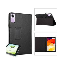 Wigento Tablet-Hülle Aufstellbare Kunst-Leder Tasche für Xiaomi Redmi Pad 2 / SE Etui Hülle