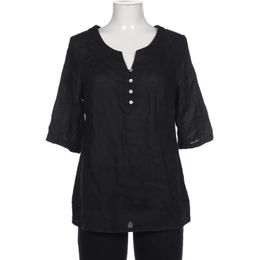 Peter Hahn Damen Bluse, schwarz