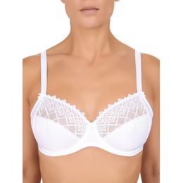 Bügel-BH "Joy Felina", Tüllstickerei, Außenträger, für Damen, weiß, 95B