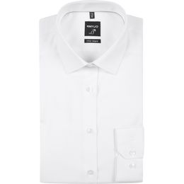 OLYMP No. Six Businesshemd, Super-Slim Fit, 1/1-Arm, Kent-Kragen, für Herren, weiß, 41