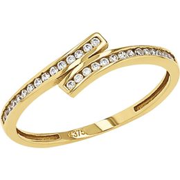 Amor Damen Ring, 375er Gold, gold, 58