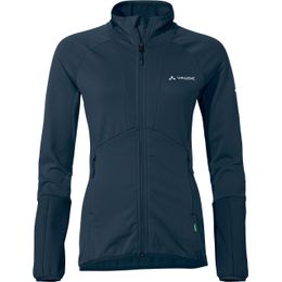 Vaude Fleecejacke "Monviso", atmungsaktiv, schnelltrocknend, für Damen, türkis, 44