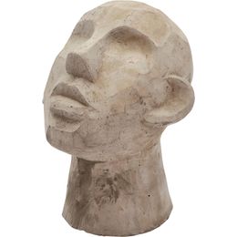 Villa Collection Zement-Skulptur Kopf, grau