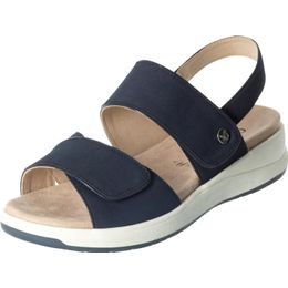 Caprice Sandalen, Leder-Synthetik, Memory-Foam, für Damen, blau, 38