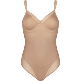 Triumph Shaping Body "TRUE SHAPE SENSATION", V-Ausschnitt, elastisch, für Damen, beige, 95E