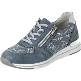 Remonte® Sneaker, Reißverschluss, Print, für Damen, blau, 38