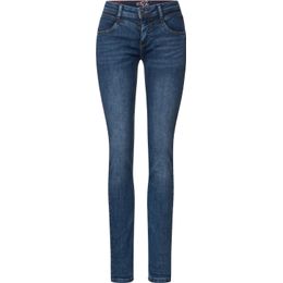 Street One Jeans "Jane", Denim, Low Waist, für Damen, blau, 30/30