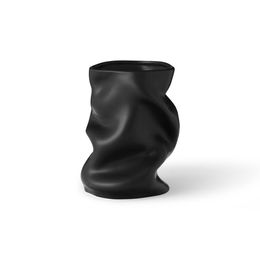 Audo - Collapse Vase, H 20 cm, schwarz