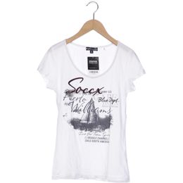 SOCCX Damen T-Shirt, weiß