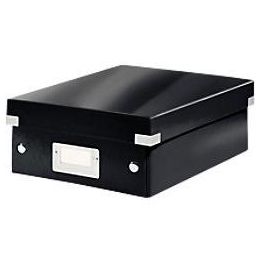 Leitz Click & Store WOW Klein Organisationsbox Laminierte Hartpappe Schwarz 22 x 28,2 x 10 cm