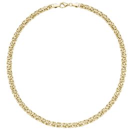 Königskette Smart Jewel "Königskette, oval, Silber 925" Halsketten Gr. 45 cm, Silber 925 (Sterlingsilber), goldfarben (gold) Damen Königsketten