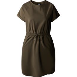 The North Face® Shirtkleid, Eingrifftaschen, knielang, tailliert, für Damen, braun, XL