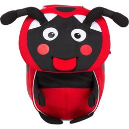 Affenzahn Rucksack "Kleiner Freund Marienkäfer Maja", reflektierend, 4 l, für Kinder, rot