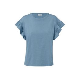 Tchibo Shirt mit Volant - Blau - Gr.: M