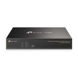 TP-LINK VIGI NVR1004H-4P Netzwerk-Videorekorder (NVR) Schwarz Netzwerk-Videorecorder