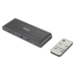 SpeaKa Professional SpeaKa Professional SP-HDA-300 2+1 Port HDMI-Switch UHD 4K @ 60 Hz Netzwerk-Adapter