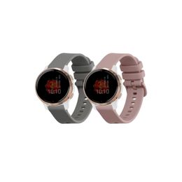 kwmobile Uhrenarmband 2x Sportarmband für Garmin Venu 2S