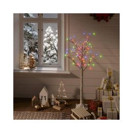 DOTMALL Christbaumständer Weihnachtsbaum 120 LEDs Bunt Weide Indoor Outdoor 1