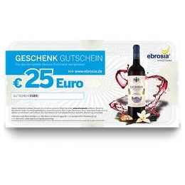 Geschenkgutschein 25 Euro