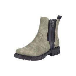 Rieker Stiefelette Damen Gr&ouml;&szlig;e 39 khaki / schwarz Winterschuhe