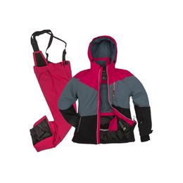 Killtec Skianzug Damen Skijacke blau-grau + Skihose pink (Gr. 44)