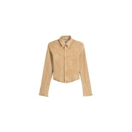 Bershka Between-Season Jacket female Beige size M