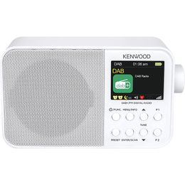Kenwood CR-M30DAB-W Tragbares Radio, DAB+ / UKW, DAB+, FM, Bluetooth, Weiß