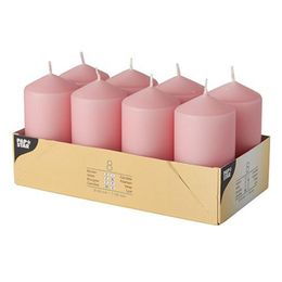 Starpak Stumpenkerze 48 Stück Stumpenkerzen altrosa Ø 50 mm · 100 mm