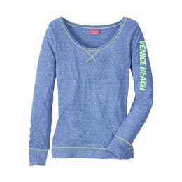 Venice Beach Langarmshirt Damen Gr&ouml;&szlig;e XS/S royalblau / neongr&uuml;n