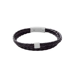 Skagen Lederarmband HULSTEN, SKJM0184040, schwarz