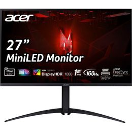 Acer Nitro XV275K P3 Gaming-LED-Monitor (69 cm/27 ", 3840 x 2160 px, 4K Ultra HD, 1 ms Reaktionszeit, 160 Hz, IPS), schwarz