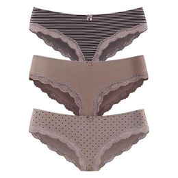 Lascana Panty female Brown size 32/34