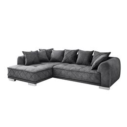 ED Lifestyle Sentina 2S OTM Sofa 2-teilig Holzwerkstoff/Nosag Anthrazit