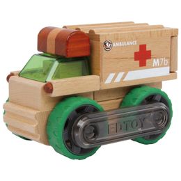 Small Foot Fahrzeug Krankenwagen Bausatz Holzauto