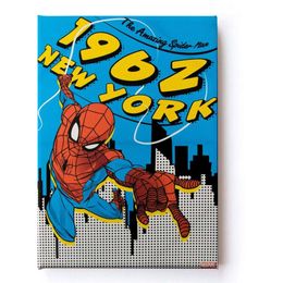 MARVEL Leinwandbild Leinwandbild Spiderman New York 50x70xm, (Packung, 1 St), bunt