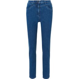 RAPHAELA BY Brax Laura New Jeans, Slim-Fit, 5-Pocket-Style, für Damen, blau, 21