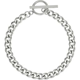 NOELANI Damen Armband "Chunky Chain", Edelstahl, silber
