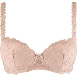 Aubade Softessence Balconette BH, florale Stickerei, für Damen, beige, 80B