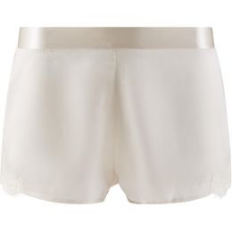 Aubade Seiden-Shorts "Toi Mon Armour", Spitze, für Damen, weiß, XS
